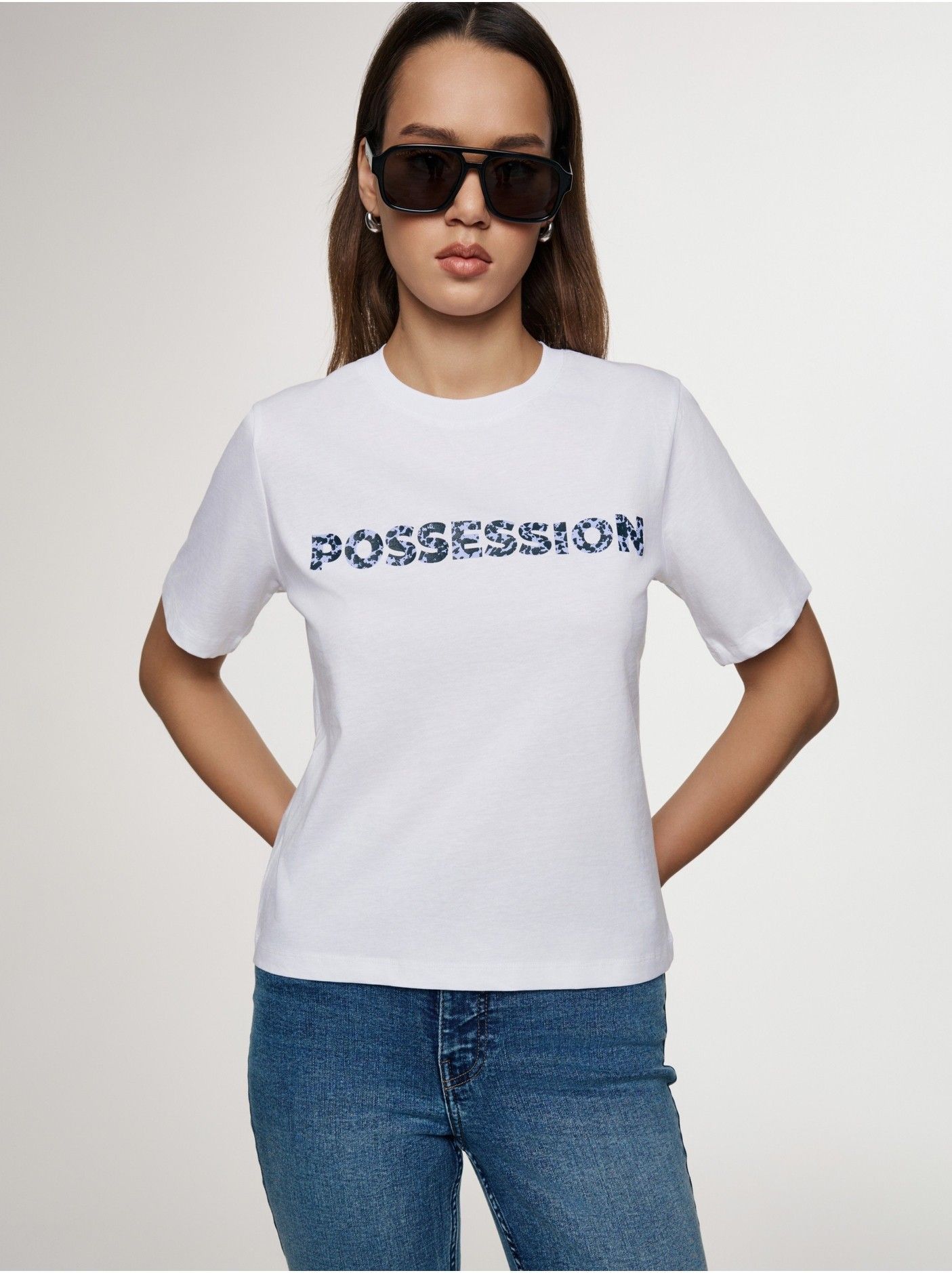 ᐅ Купить Футболка из хлопка с рисунком «Possession» LD 2654 в Минске цвет white-possession ️ в ...