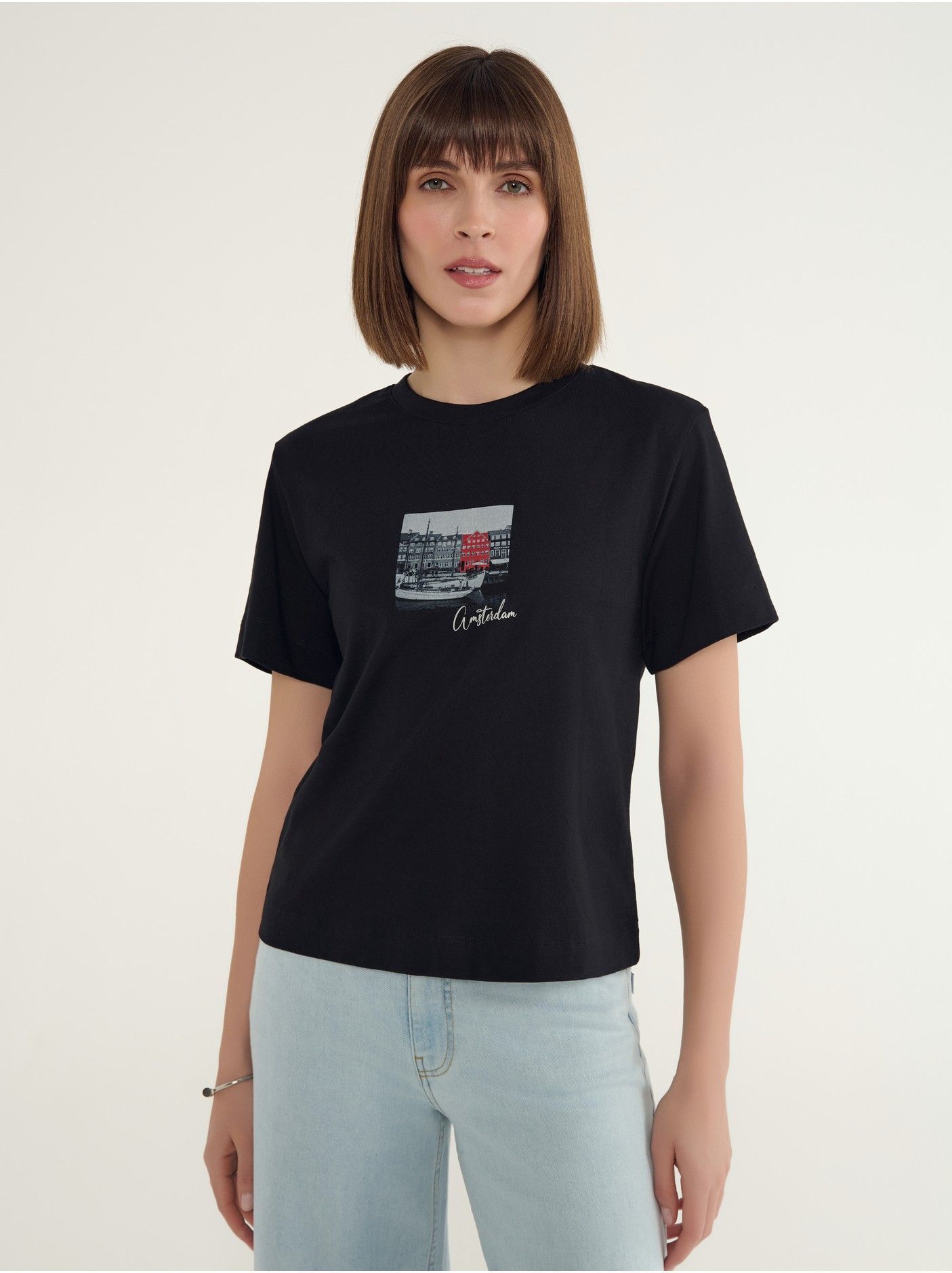 ᐅ Купить Футболка из хлопка с рисунком «Siesta» LD 3029 в Минске цвет beige-siesta ️ в интернет ...